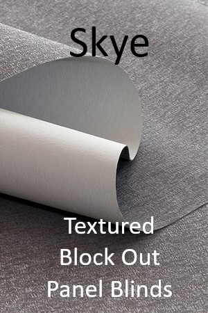 Skye - Textured Block Out Panel Blinds - Panel Blinds